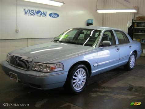 2010 Light Ice Blue Metallic Mercury Grand Marquis Ls Ultimate Edition