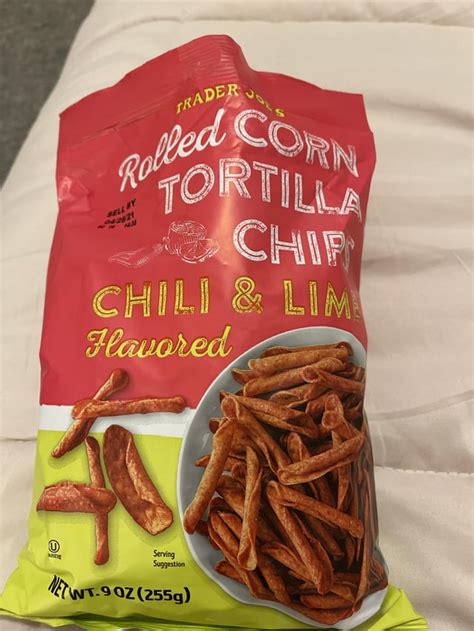 Rolled Corn Tortilla Chips Chili And Lime A Good Spicy Snackfairly