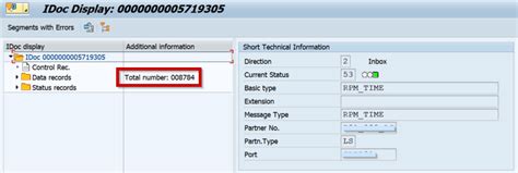 How To Monitor The Number Of Idoc Segments Data R Sap Community