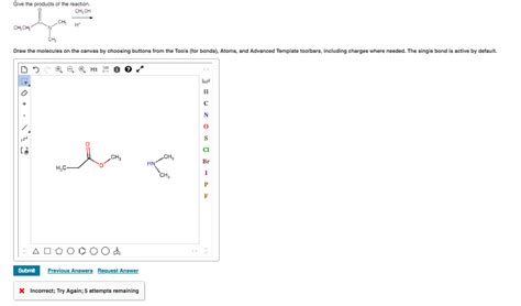 Solved Give The Products Of The Reaction CH H CH CH Draw Chegg Com