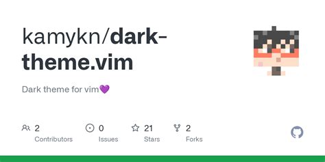 Github Kamykndark Themevim Dark Theme For Vim💜