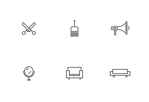 various line icons by souvik bhattacharjee