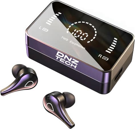 Buy DNZTECH Bluetooth Earbuds From Higher End Aviation Material With Emergency Powerbank