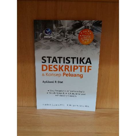 Jual Statistika Deskriptif Dan Konsep Peluang Aplikasi R Stat Shopee Indonesia