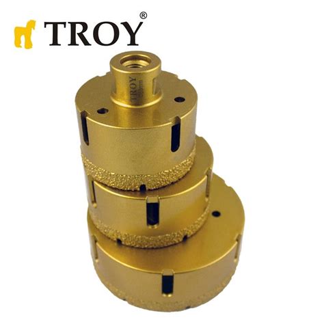 Vacuum Brazed Diamond Core Drill For Angle Grinder M14 Troy 27450 6mm