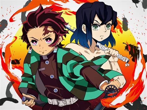 Tanjiro X Inosuke By Aihuro On Deviantart