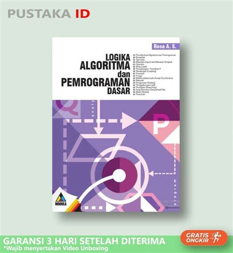 Promo Buku Logika Algoritma Dan Pemrograman Dasar Diskon 26 Di Seller
