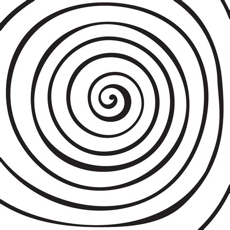 Hand Drawn Spiral In Doodle Style 12975575 Vector Art At Vecteezy