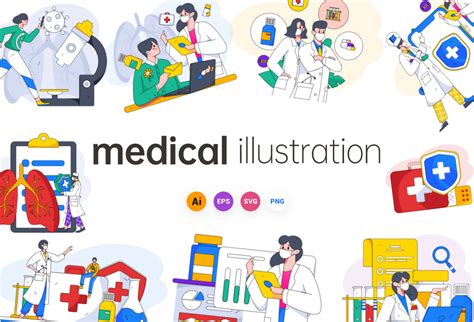 Free Commercially Available Medical Vector Illustrations Figma