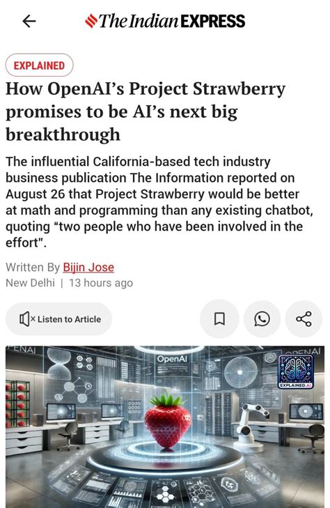 vishu lohan on linkedin openai chatgpt projectstrawberry samaltman