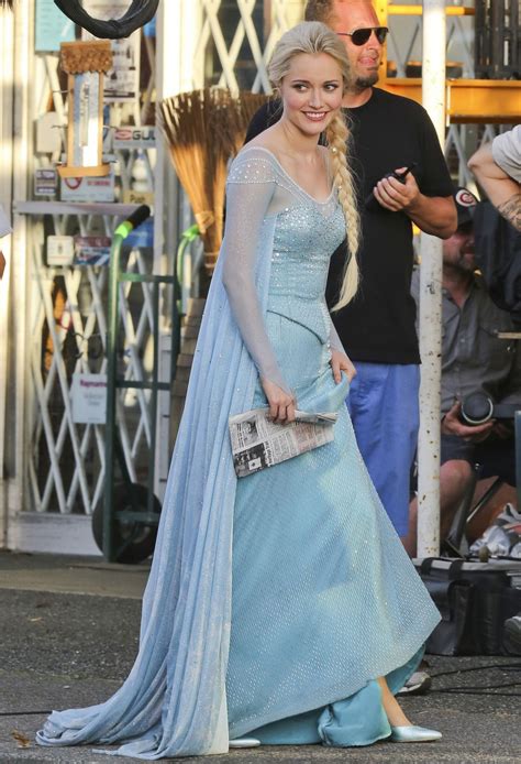 Georgina Haig On The Set Of Once Upon A Time In Richmond Hawtcelebs