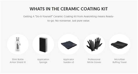 Ceramic Coating Kit Armor Shield Ix Bnib Car Accessories
