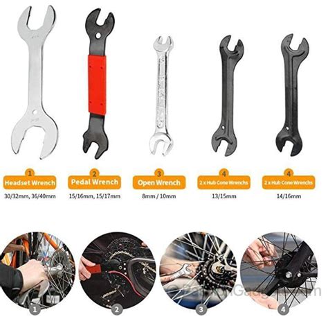 44pcs Universal Bicycle Tools Set Repair Bike Tool Kit 44 Pieces