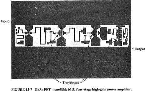 Microwave Transistors Construction Microwave Integrated Circuits