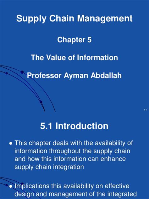Supply Chain Management Chapter 5 Pdf