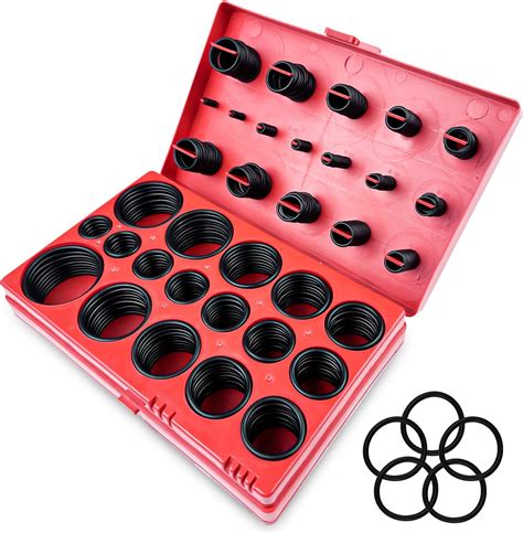 225 Stück Gummi Dichtungen Ringe Kit O Ring Sortiment Dichtungsring Set On 18 Verschiedenen
