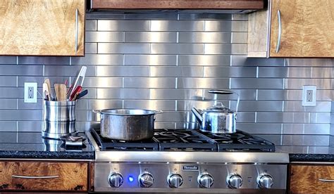 Stainless Steel Backsplash Tiles 77 Inspiring Kitchen Backsplash Ideas