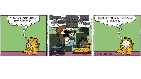 My Grandson Recently Sent Me An Image Of This Garfield Comic With The