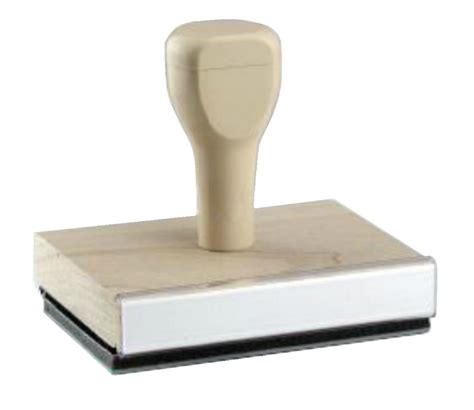 Rubber Stamp Plastic Handle