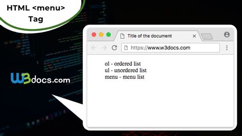 HTML Tag