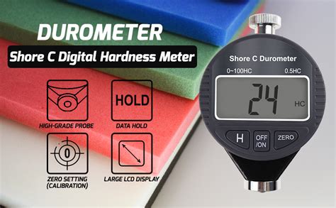 Digital Hardness Meter Durometer Hardness Tester Portable And