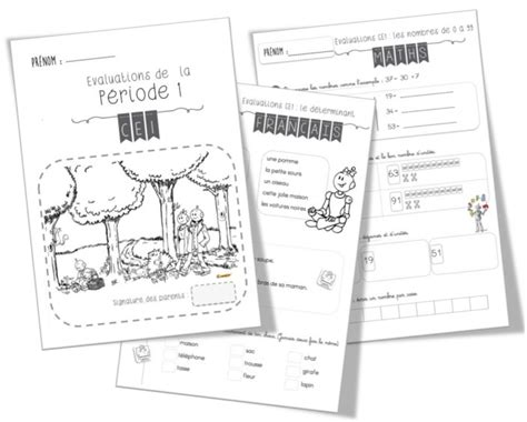 Evaluations Ce1 Bout De Gomme