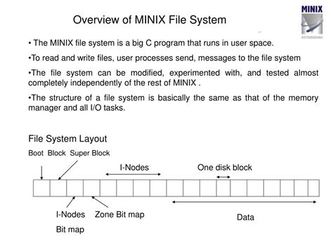Ppt Minix Operating System Powerpoint Presentation Free Download