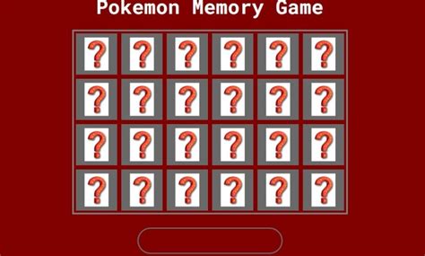 Pokemon Memory Game Using Html And Css In Vanillajs With Source Code Sourcecodester