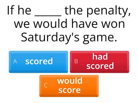 third conditional quiz