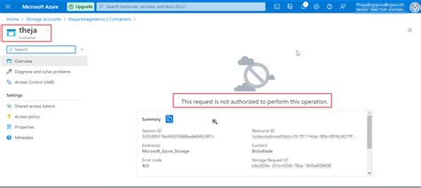 Im Unable To Access Azure Blob Storage Stack Overflow