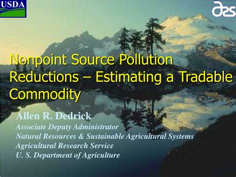 Ppt Nonpoint Source Pollution Reductions Estimating A Tradable