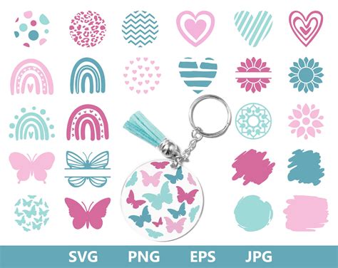 Keychain Design Template
