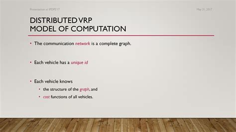 Distributed Vehicle Routing Approximation Ppt Download