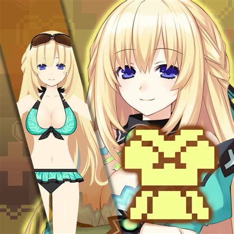 Hyperdimension Neptunia Victory Vert Swimsuit Set 2013 Mobygames