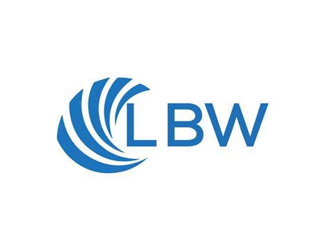 Lbw Abstract Business Growth Logo Design On White Background Lbw Creative Initials Letter Logo