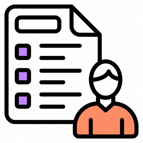 Survey Business Employee Icon Download On Iconfinder