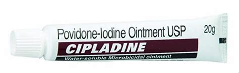 Composition 5 Cipladine Ointment 10 G Tube For Cures Woundscuts And