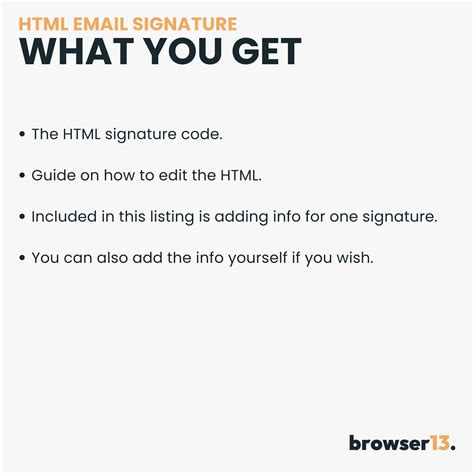 html email signature template email template editable signature