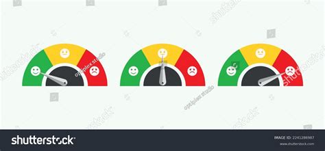 Mood Meter Rating Scale Customer Satisfaction Stock Vector Royalty Free 2241286987 Shutterstock