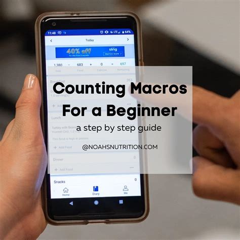 Counting Macros For A Beginner A Step By Step Guide Noah S Nutrition