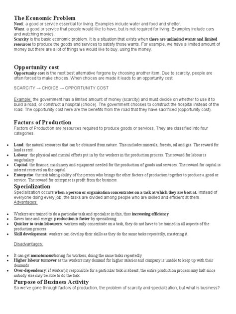 Igcse Aids Business Summary Notes Pdf Franchising Business