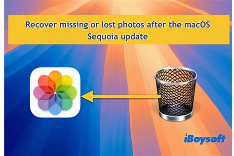 Recover Missing Photos After The MacOS Sequoia Update