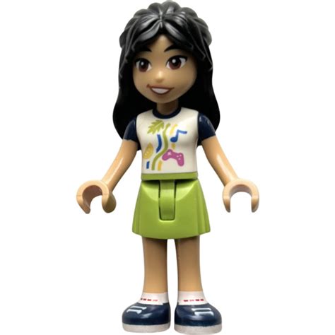Lego Liann With White And Dark Blue Top Minifigure Brick Owl