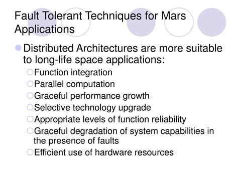 PPT Fault Tolerant Design For Long Life Deep Space Missions PowerPoint Presentation ID