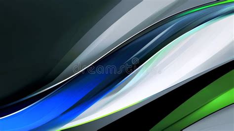 Abstract Background Composition Featuring Smooth And Dynamic Curved Lines In Various Shades Of