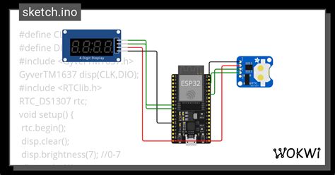 Tm1637 Wokwi Esp32 Stm32 Arduino Simulator