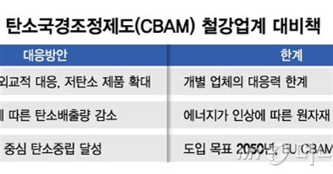 사실상 무역장벽 Eu 탄소관세 직격탄에 고심 빠진 철강사들