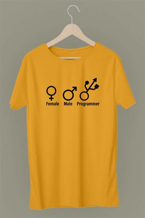 Male Female And Programmer Tshirt Merchshop