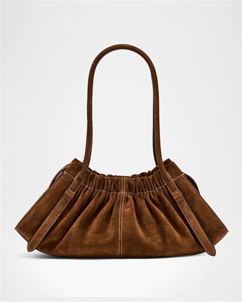 Marc Jacobs The Suede Cristina Satchel Shoulder Bag Neiman Marcus