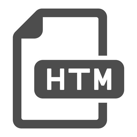 Document Extension File Format Htm Html Icon Download On Iconfinder